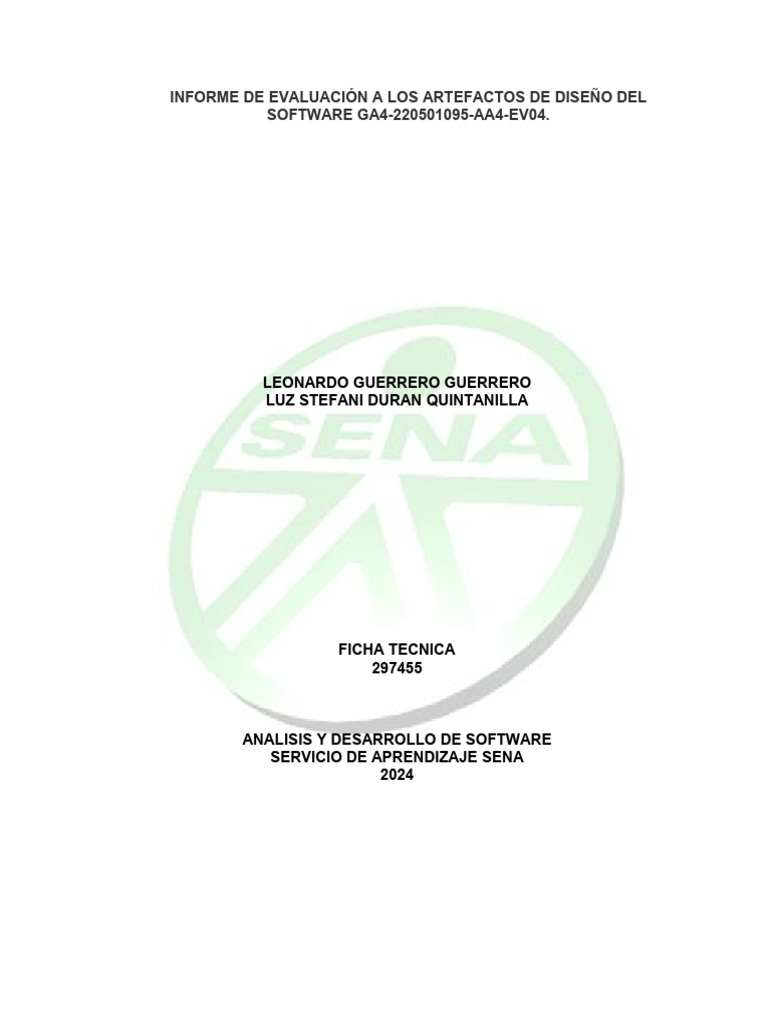 Informe de Evaluacion | PDF | Bases de datos | Mi sql