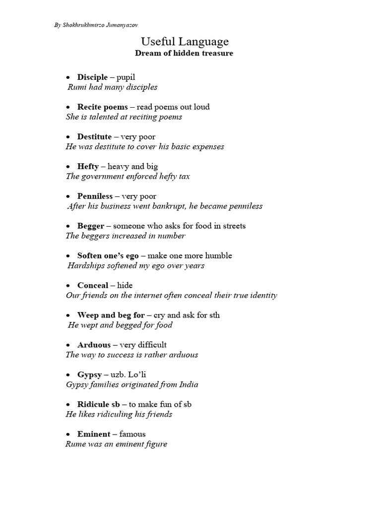 Day33 Language+Summary | PDF