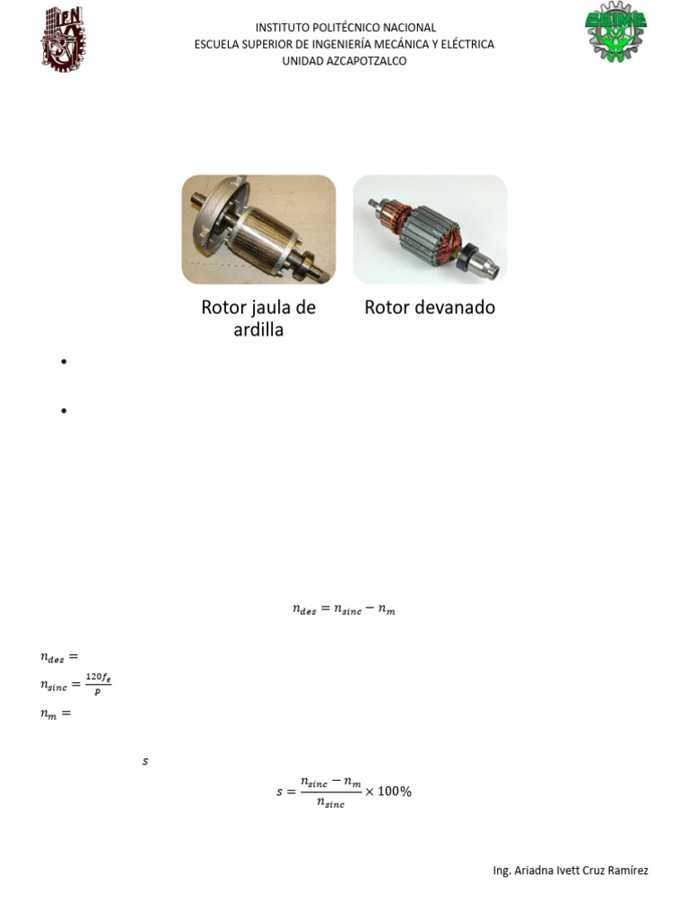 Motor Asíncrono 23 de Mayo 24 | PDF | Ingenieria Eléctrica | Electricidad