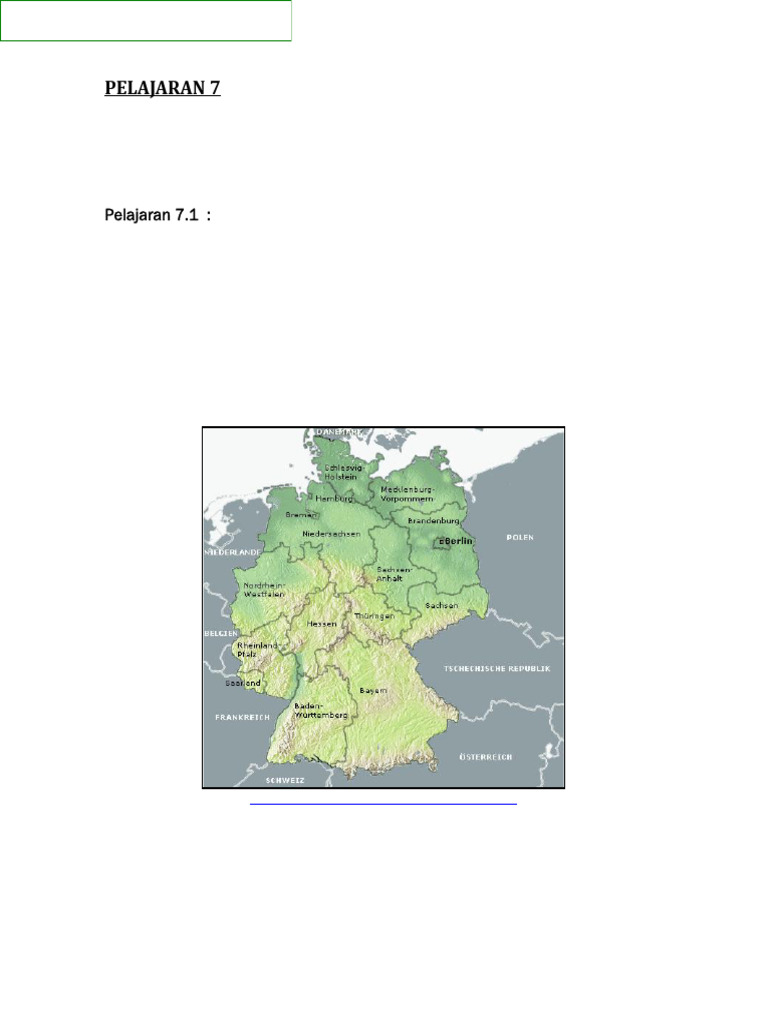 Pengenalan Pada Bahasa Jerman VII | PDF
