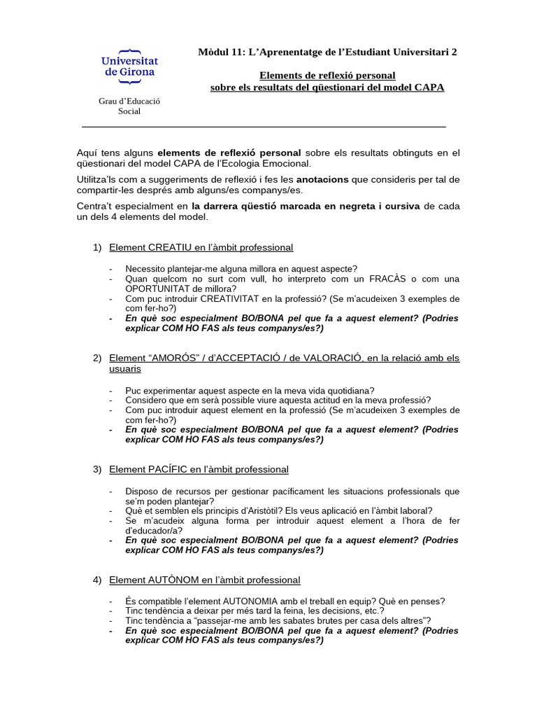 Pauta de Treball-Model CAPA | PDF