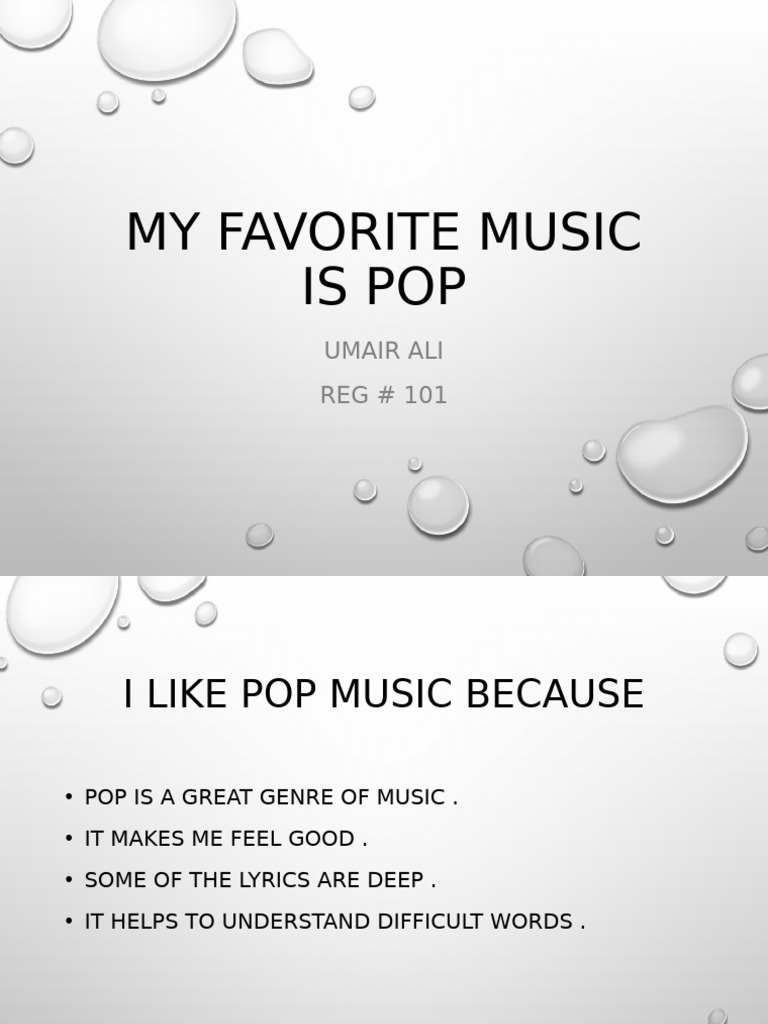 Why I Love Pop Music | PDF