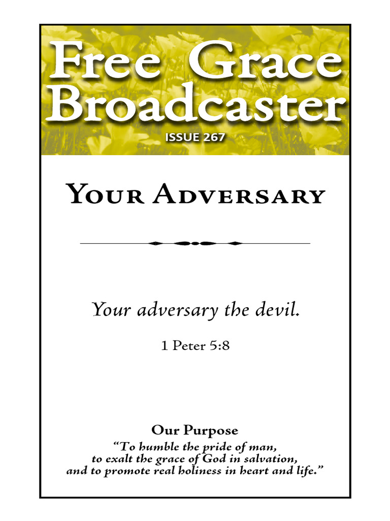 Your Adversary | PDF | Satan | Devil