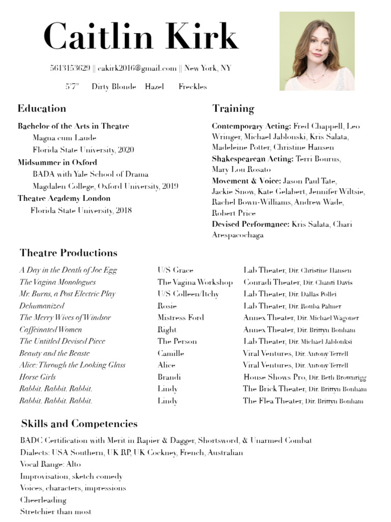 KIRK CV 2024 2 | PDF