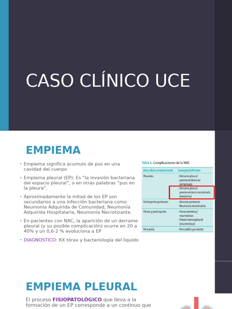 Caso Clinico UCE | PDF | Neumonía | Medicina