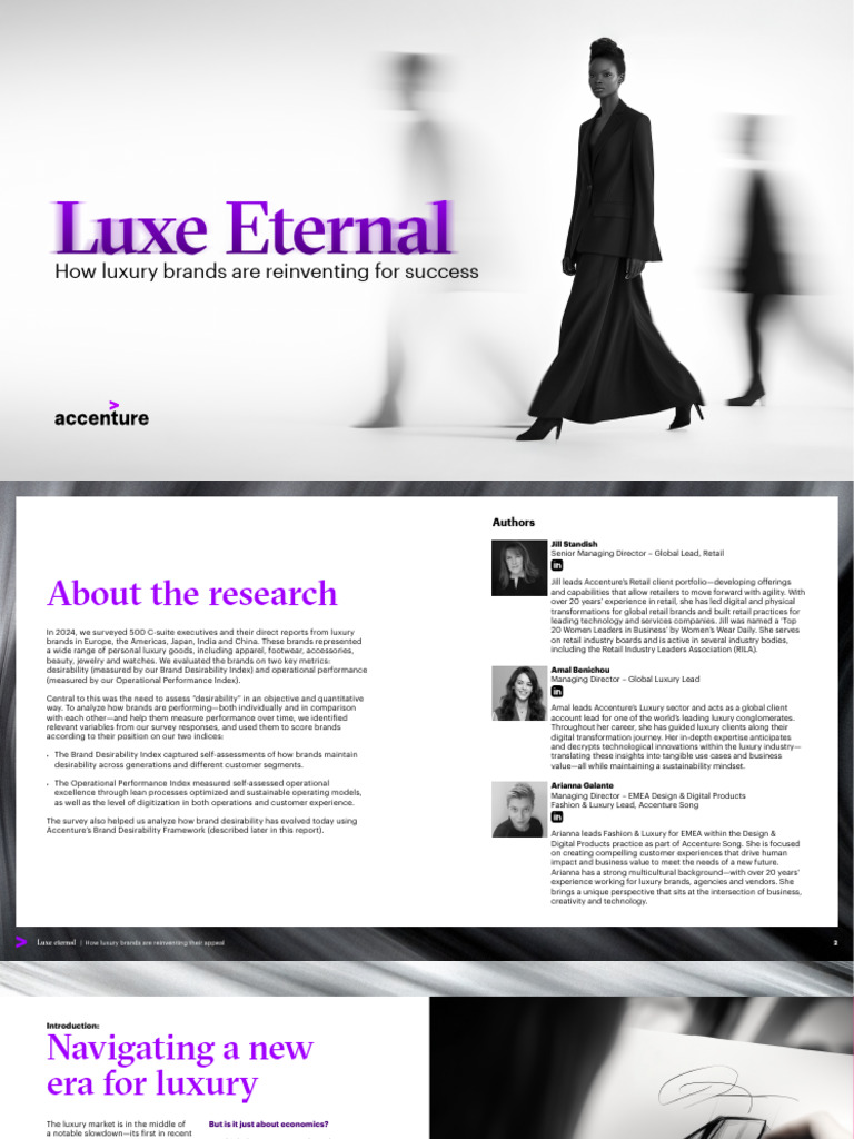 ACCENTURE - How Luxury Brands Are Reinventing for Success_CAIG | PDF ...