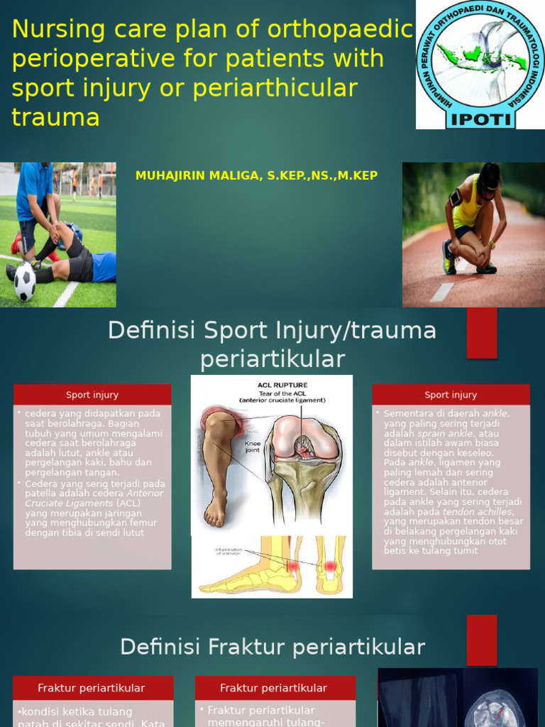 Nursing care plan of orthopaedic perioperative for patients | PDF
