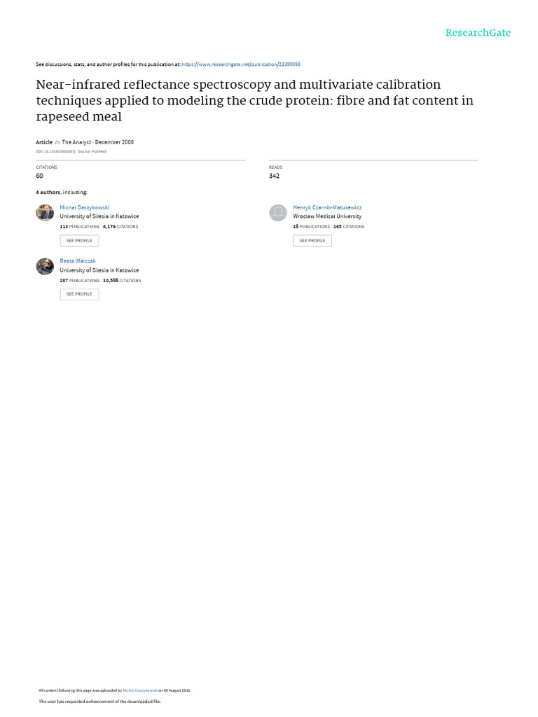 DAU CAI | PDF | Linear Regression | Regression Analysis