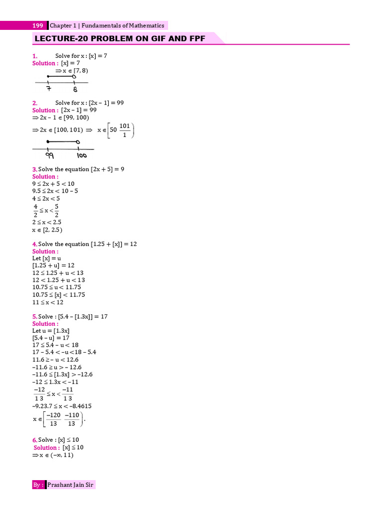 Fundamentals of Mathematics L-20 | PDF | Mathematics | Mathematical Objects
