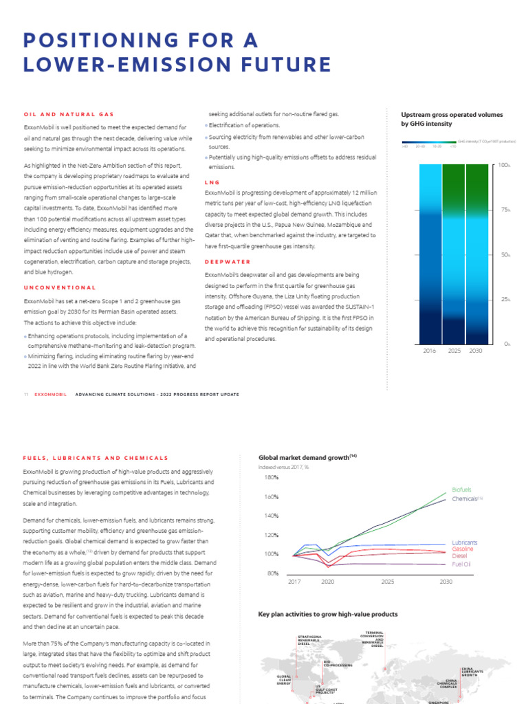 Positioning For A Lower Emission Future | PDF | Environmental Impact ...