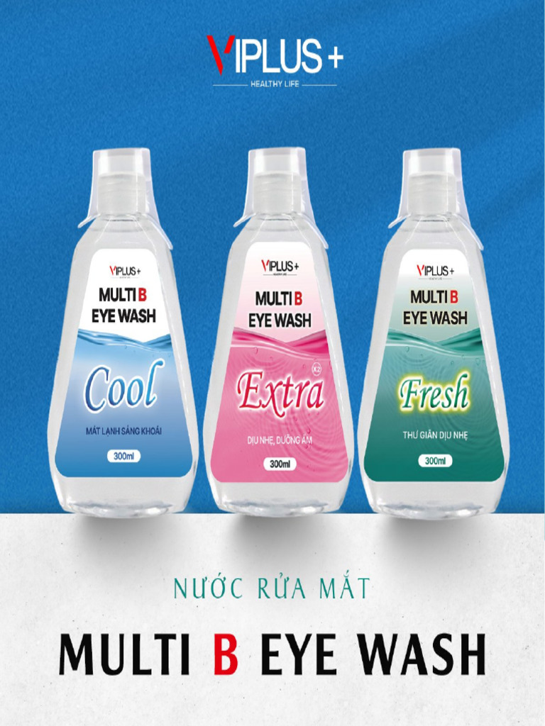 THÔNG TIN NƯỚC RỬA MẮT VIPLUS | PDF