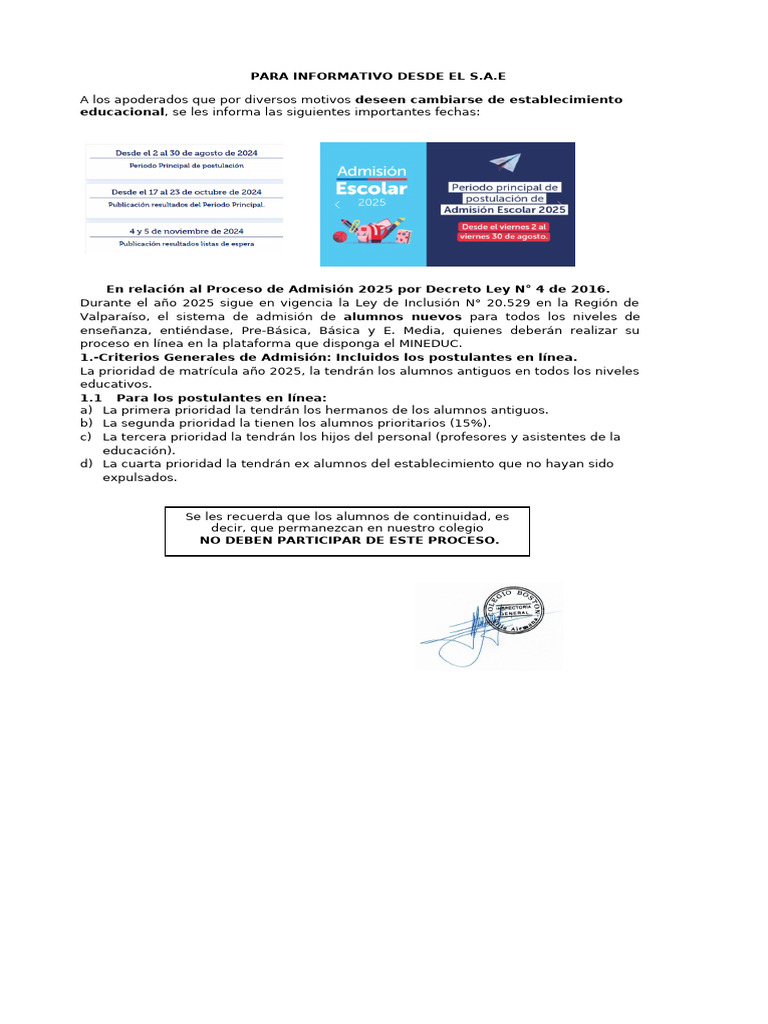 19proceso Sae 2025 | PDF