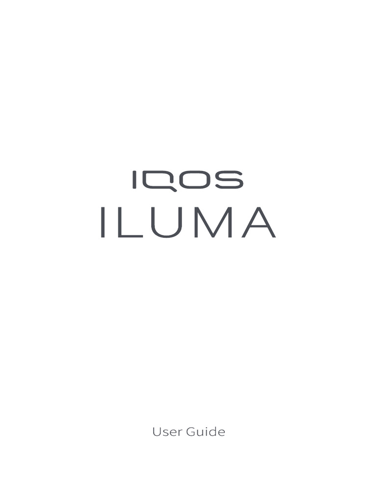 User Guide Iqos Iluma en | PDF