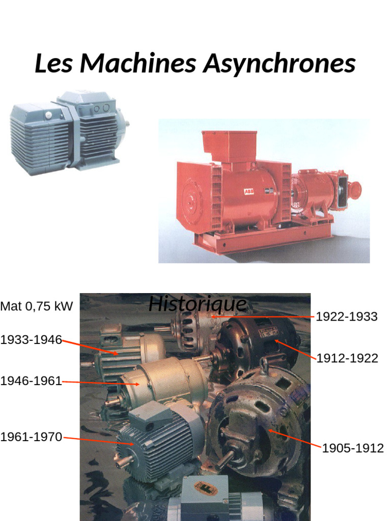 Machines_asynchrones (2) | PDF | Machine | Électricité