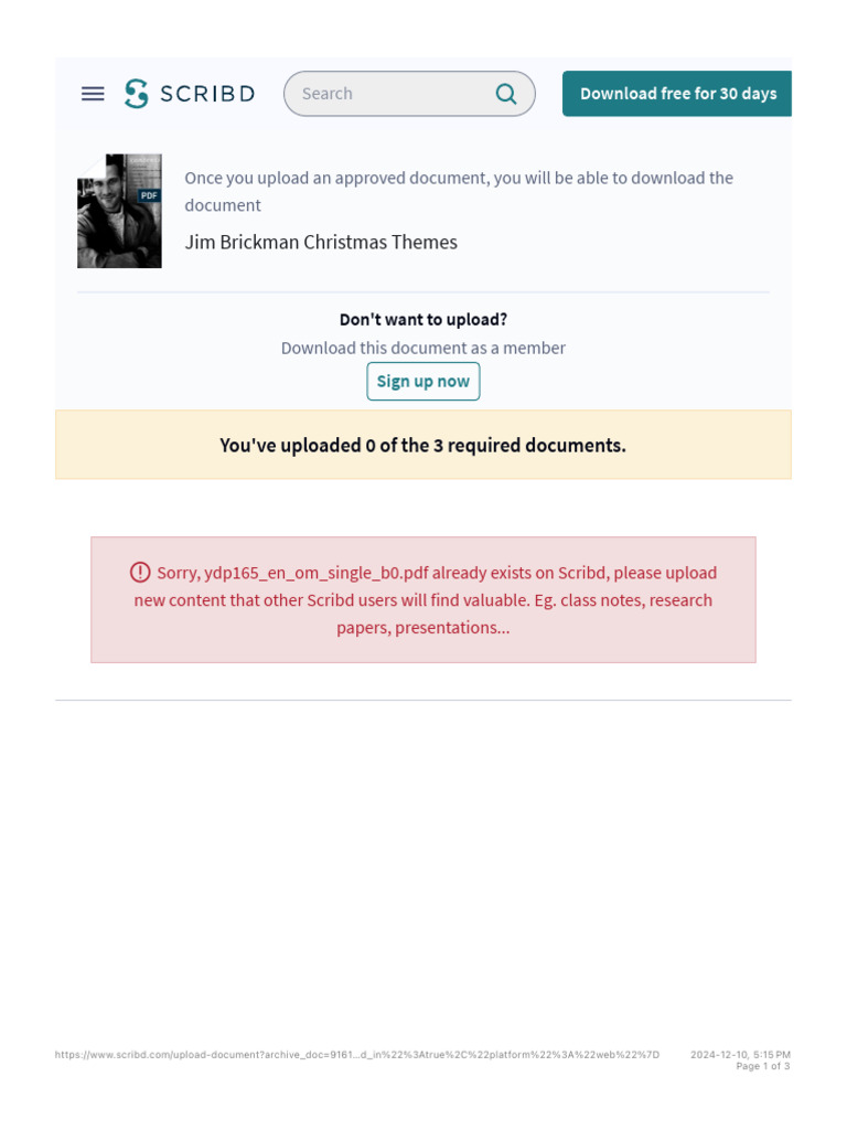 Upload A Document Scribd Pdf