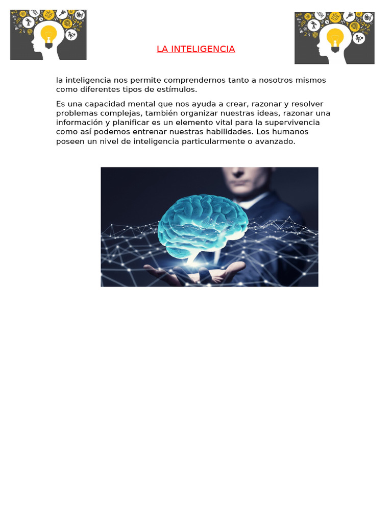 La Inteligencia | PDF