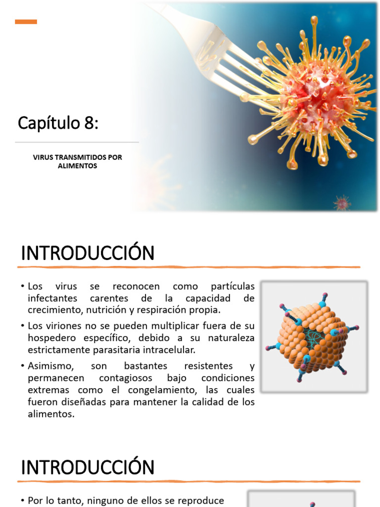 CAP. 8 Virus transmitidos por los alimentos | PDF | Influenza | Virus