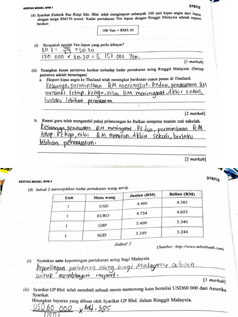 Ramalan Soalan 3 (D) | PDF