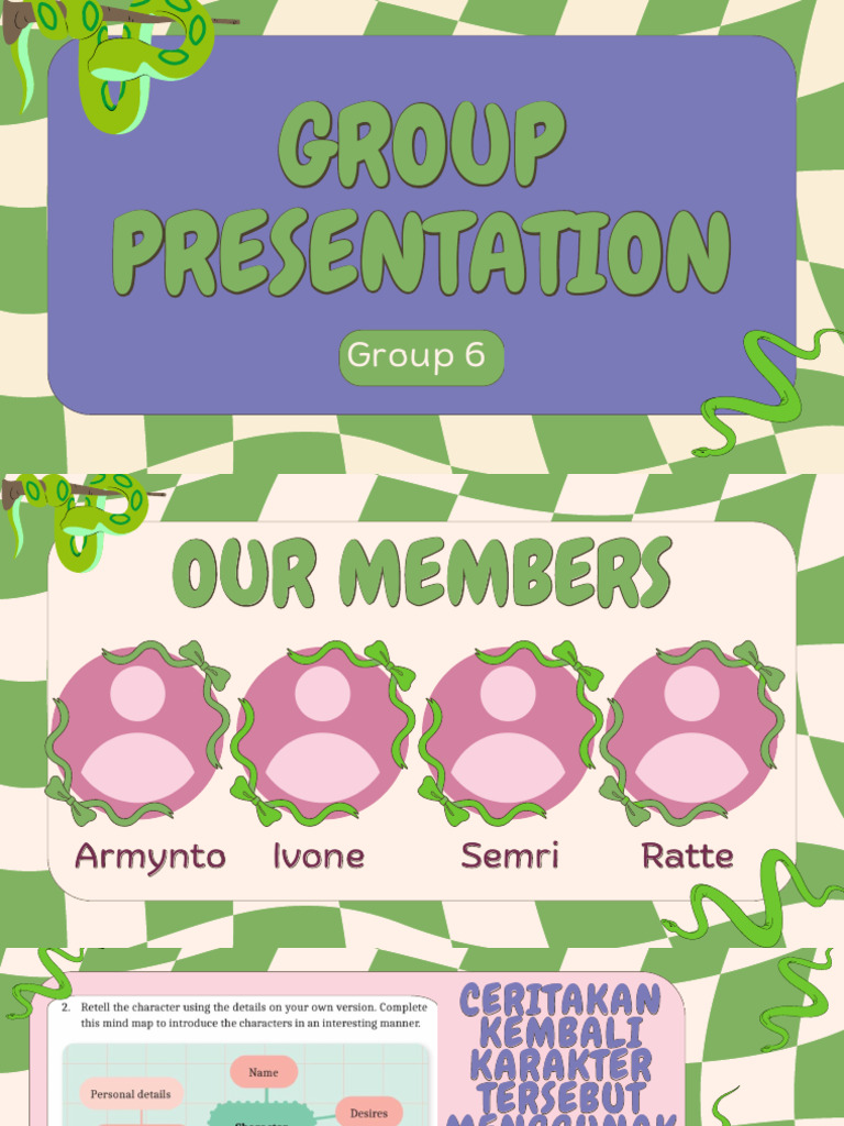 Pink Purple Girly Group Presentation PDF | PDF