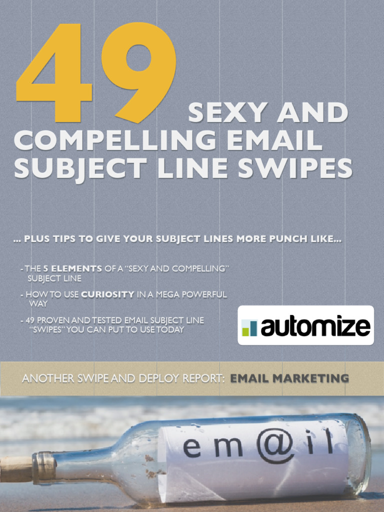 49 Proven Email Subject Lines | PDF