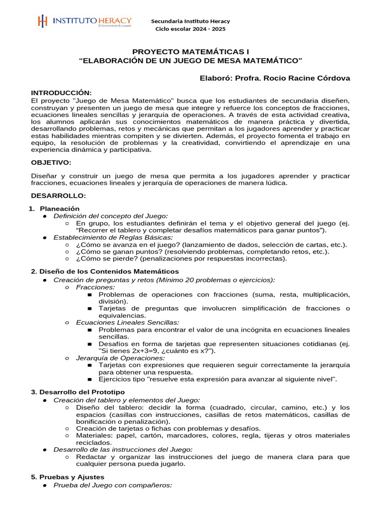 Proyecto Mate I - Secu | PDF | Diseño | Ecuaciones