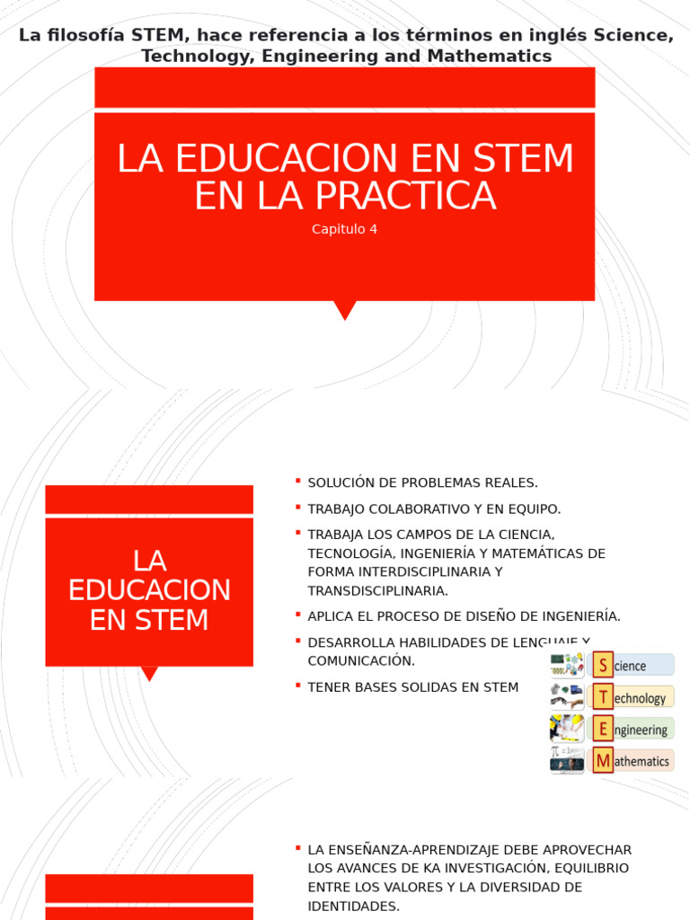 LA EDUCACION EN STEM EN LA PRACTICA STEM | PDF | Enseñando | Aprendizaje