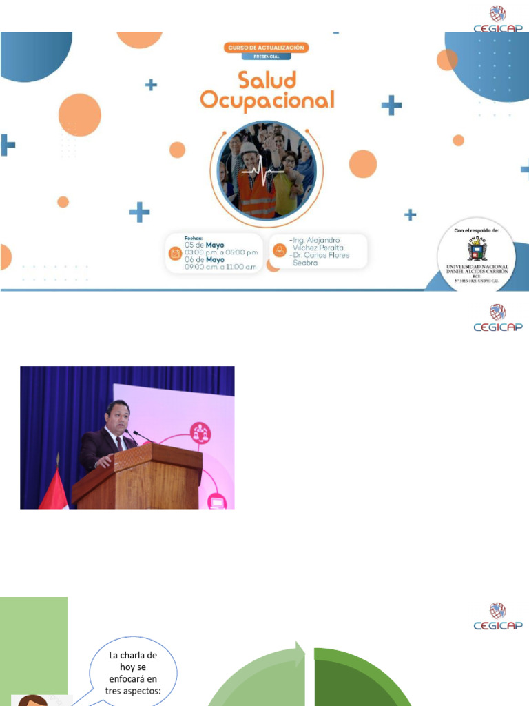 Salud Ocupacional PPT 2023 Cegicap | PDF | Seguridad y salud ...