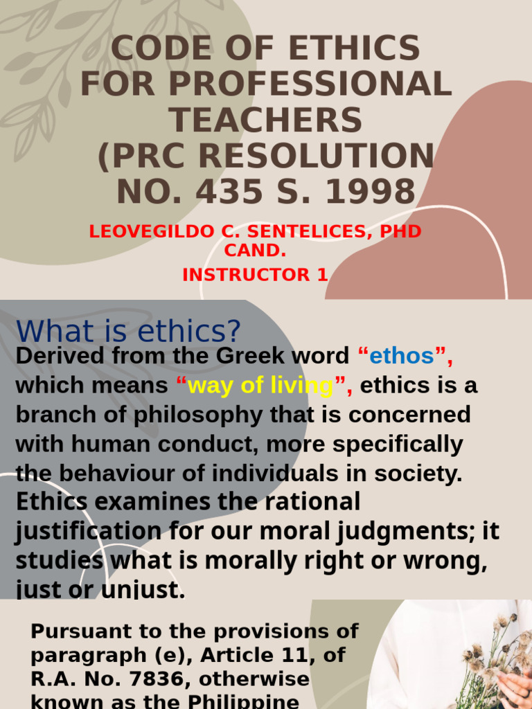 Code of Ethics For Professional Teachers 230104012700 9f6d7e36 (1 ...