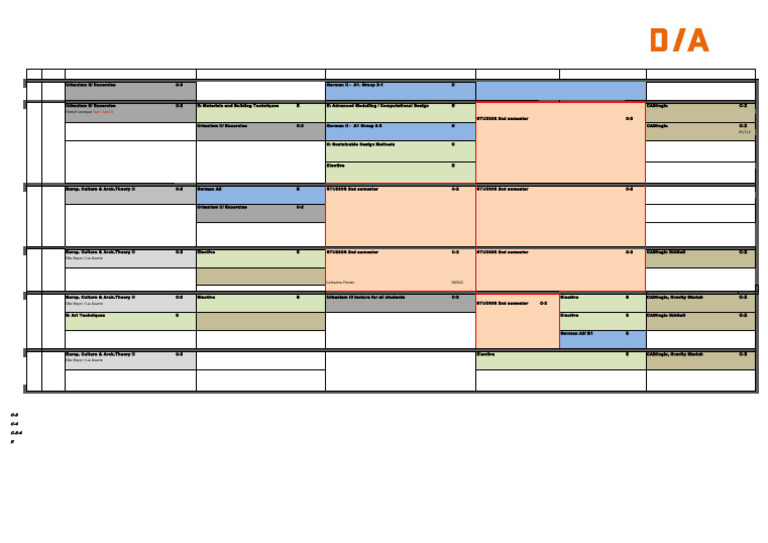 Summer Semester 2024 Course Schedule | PDF