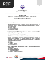 HUMSS Major Subjects Overview | PDF | Social Sciences | Science