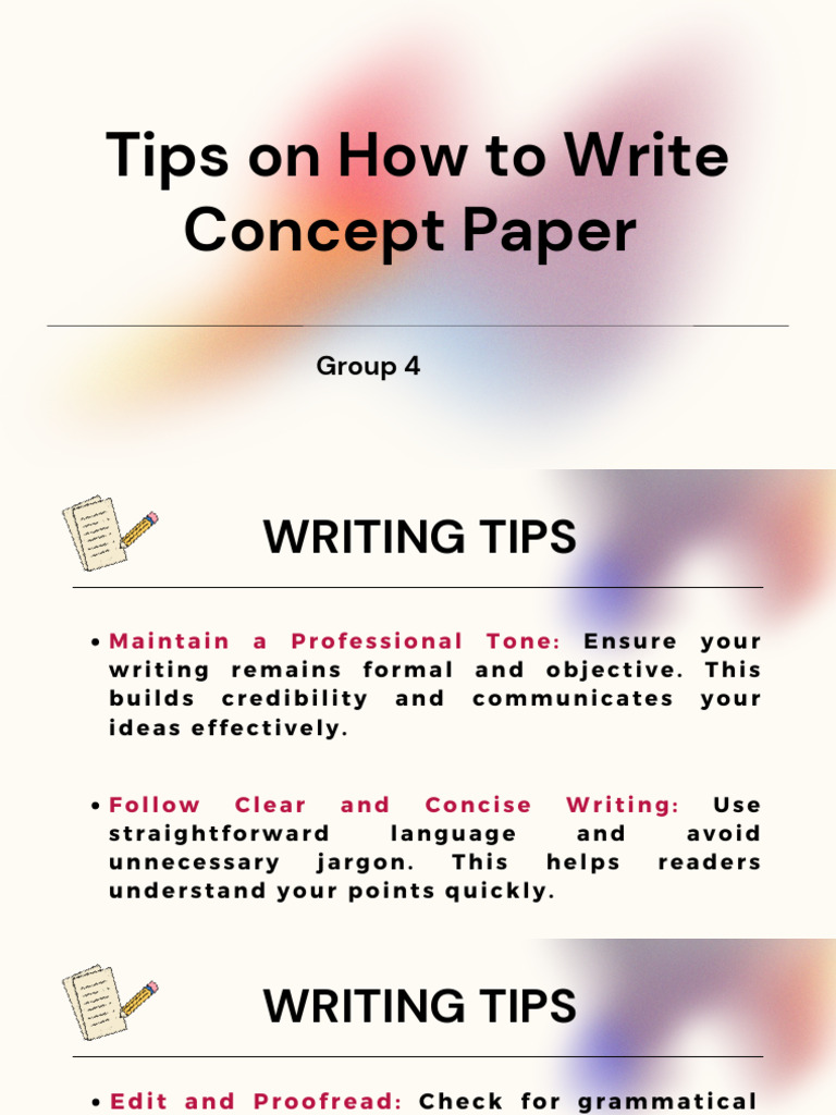 Concept Paper Writing Guide | PDF