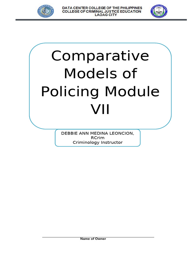 Comparative Modules of Policing - FINALS SY 2020-2021 | PDF | Dna ...