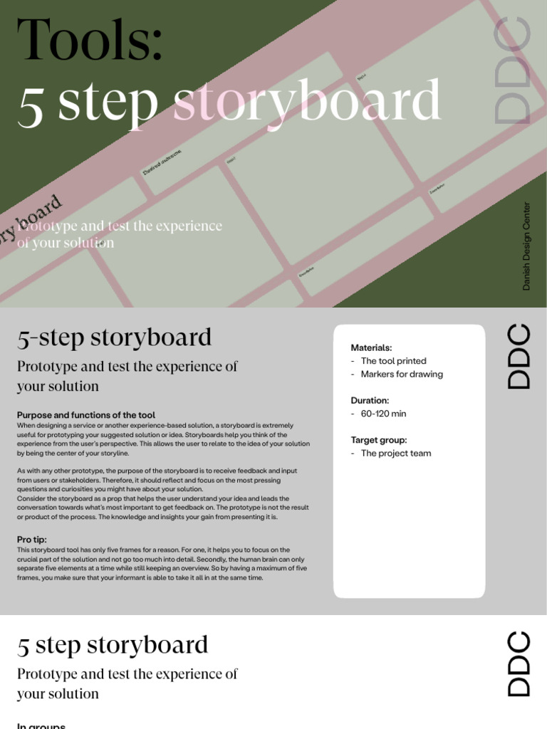 5 Step Storyboard Tool | PDF