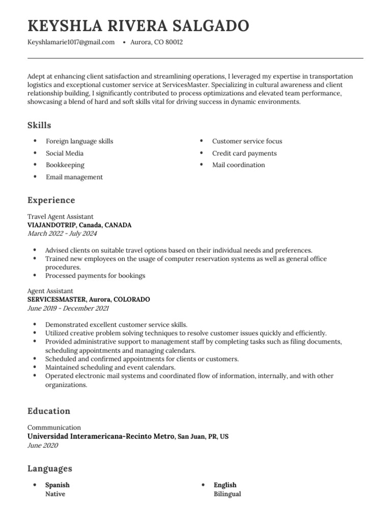 Keyshla RiveraSalgado Resume.docx | PDF