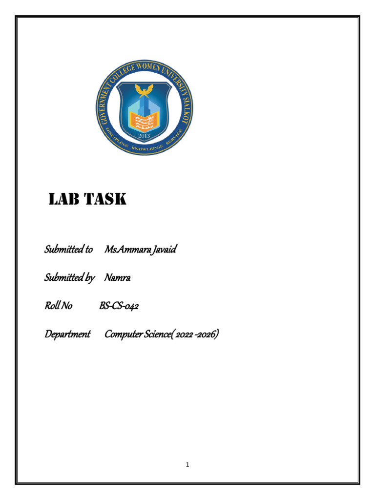 Lab Task 4 Last | PDF
