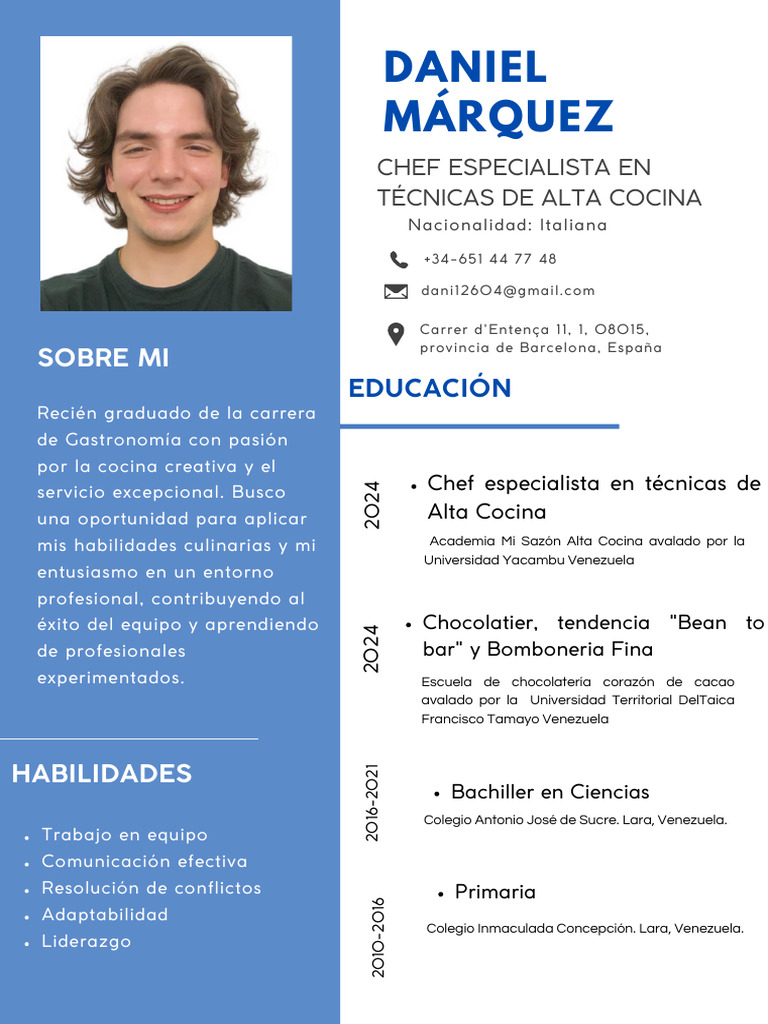 Currículum Daniel. | PDF