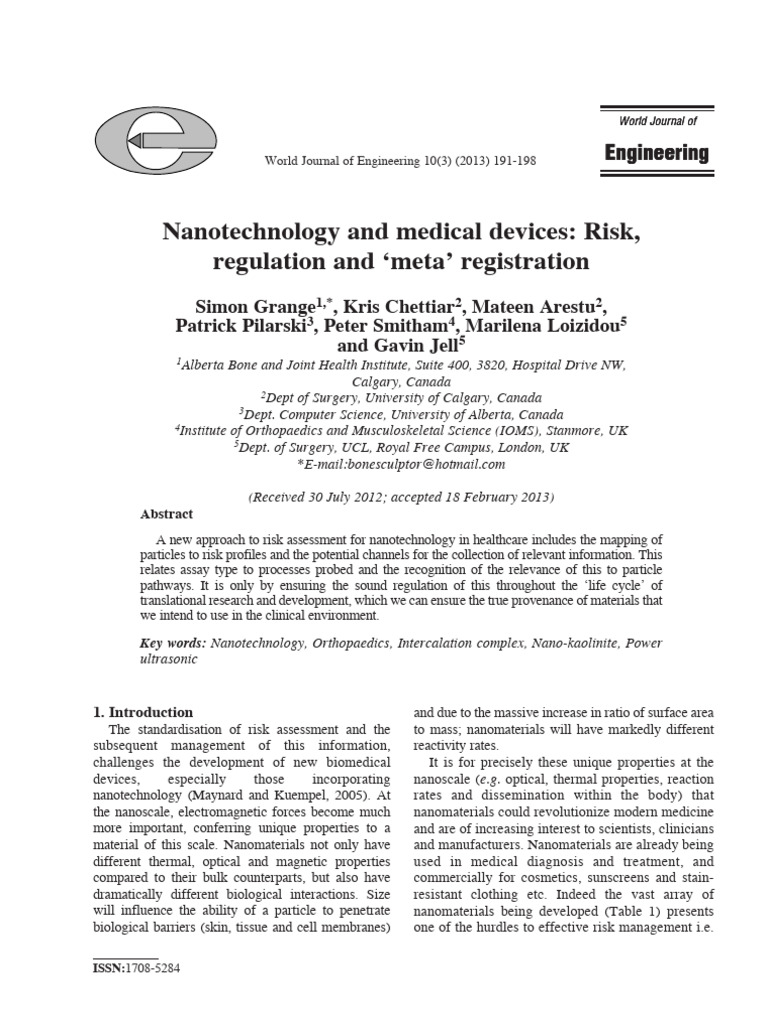nanotech | PDF | Nanomaterials | Nanotechnology