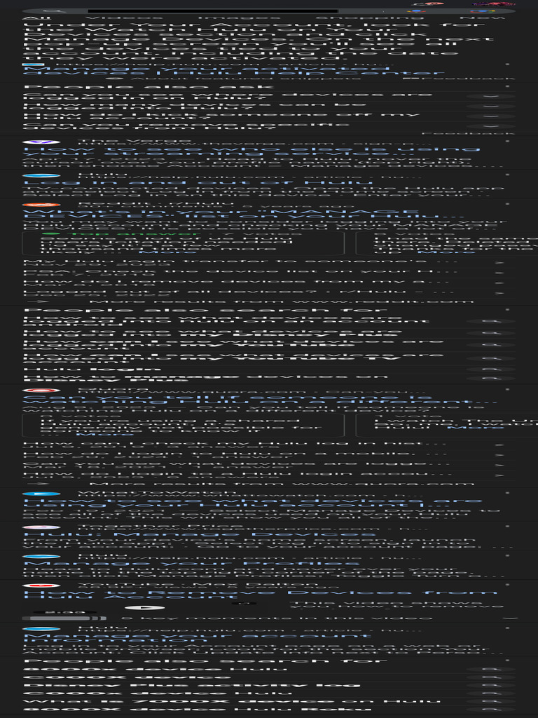 Manage Hulu Devices Easily | PDF | Hulu | Online Services