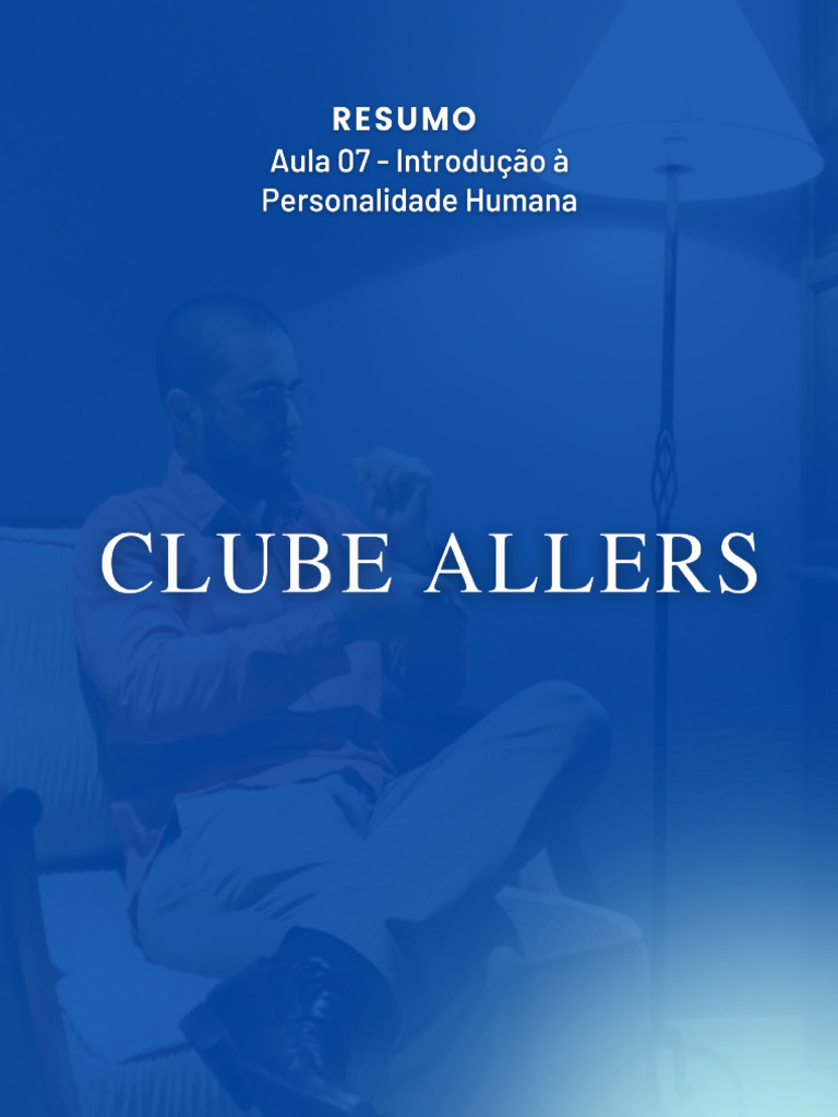 Aula 7 - Introdução À Personalidade Humana | PDF | Moralidade | Psicologia