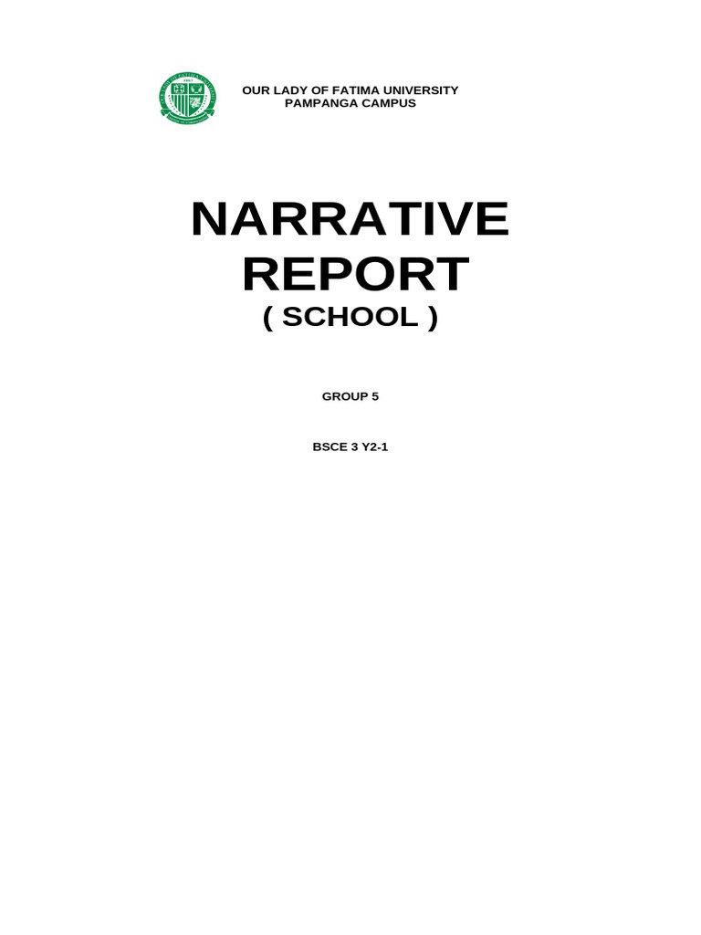 Ror Academy Narrative Report | PDF | Adhesive | Human Communication
