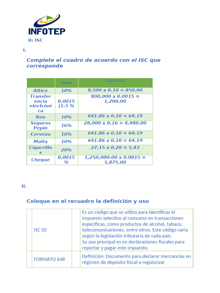 Actividad 2 Modulo Isc Erika Solano | PDF | Impuestos | Economias