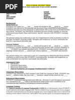 CELF P3 template | PDF | Cognitive Science | Human Communication