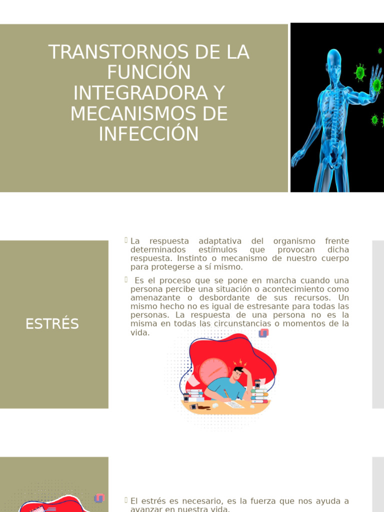 Transtornos de La Funcion Integradora y Mecanismos de | PDF | VIH | Sistema inmune
