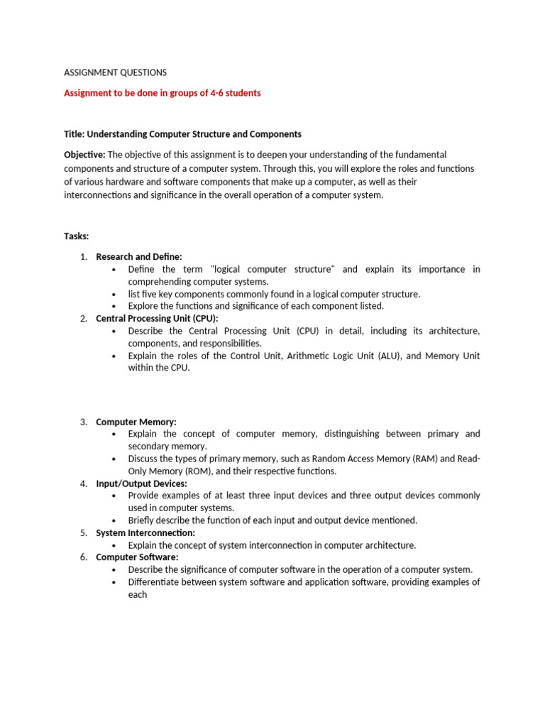 ASSIGNMENT QUESTIONS 1 Cert | PDF