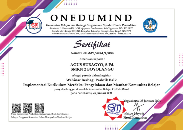 Agus Subagyo, S.pd. | PDF