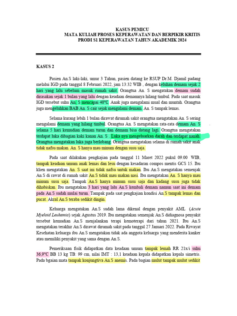 KASUS PEMICU_2 | PDF