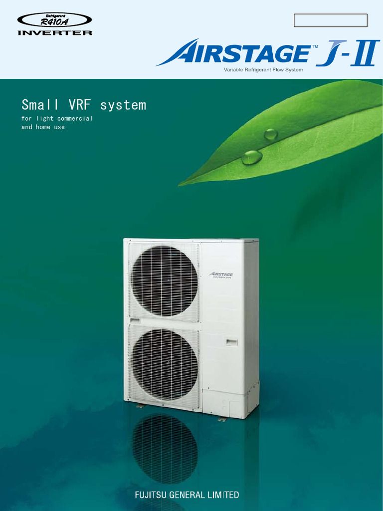 Fujitsu General Mini VRF Airstage J-II Part1 | PDF