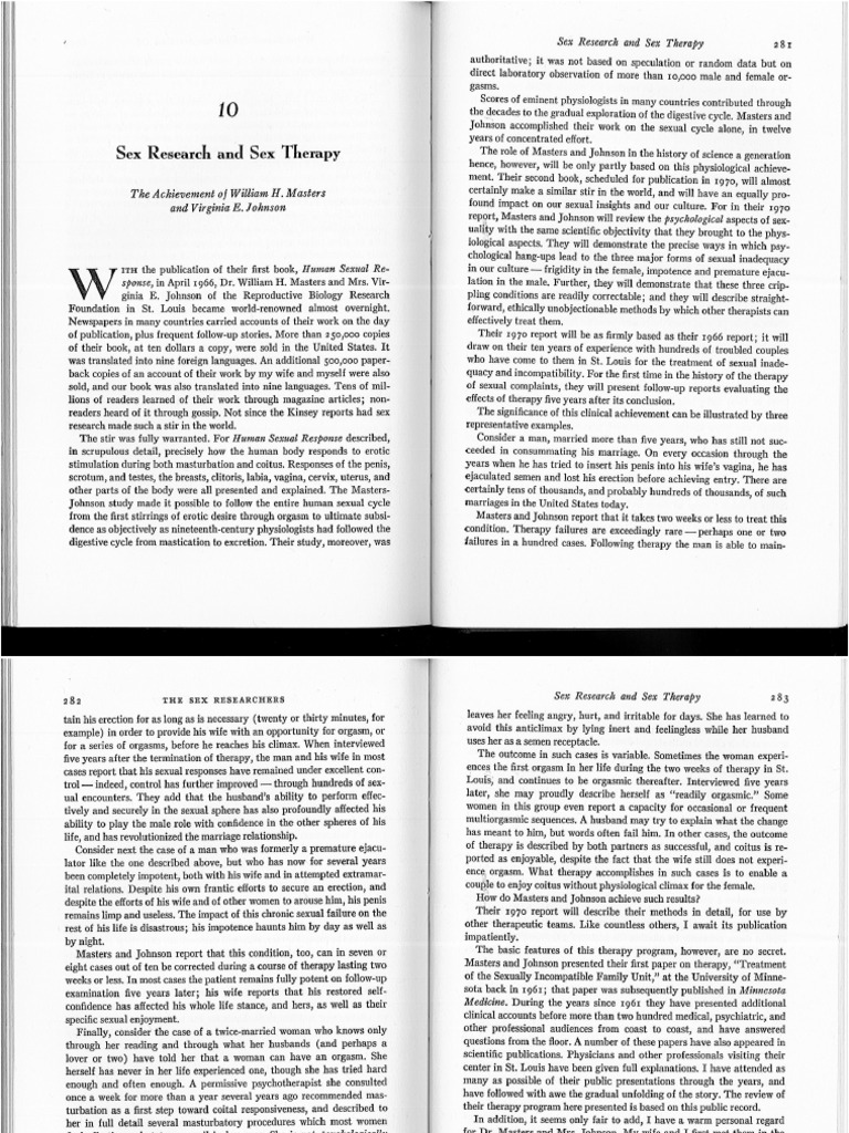 Brecher Masters and Johnson | PDF