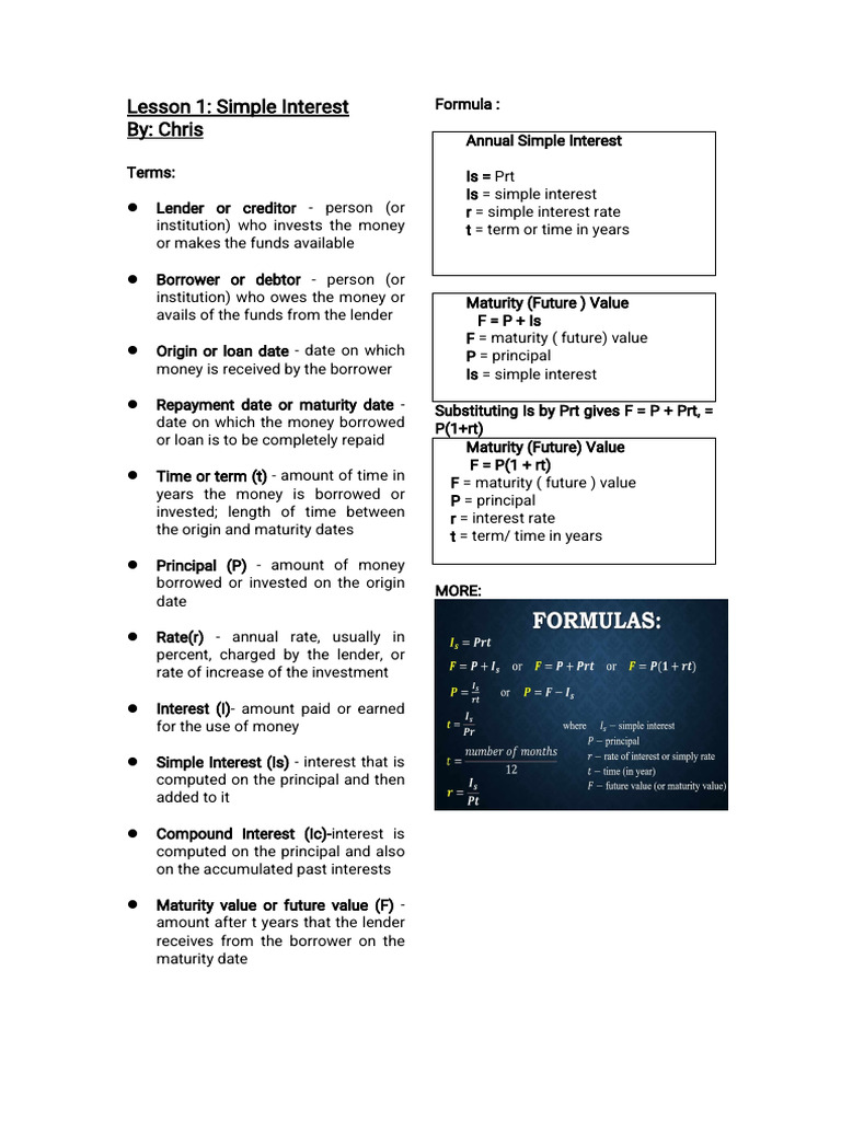 Second Quarter General Mathematics Reviewer | PDF
