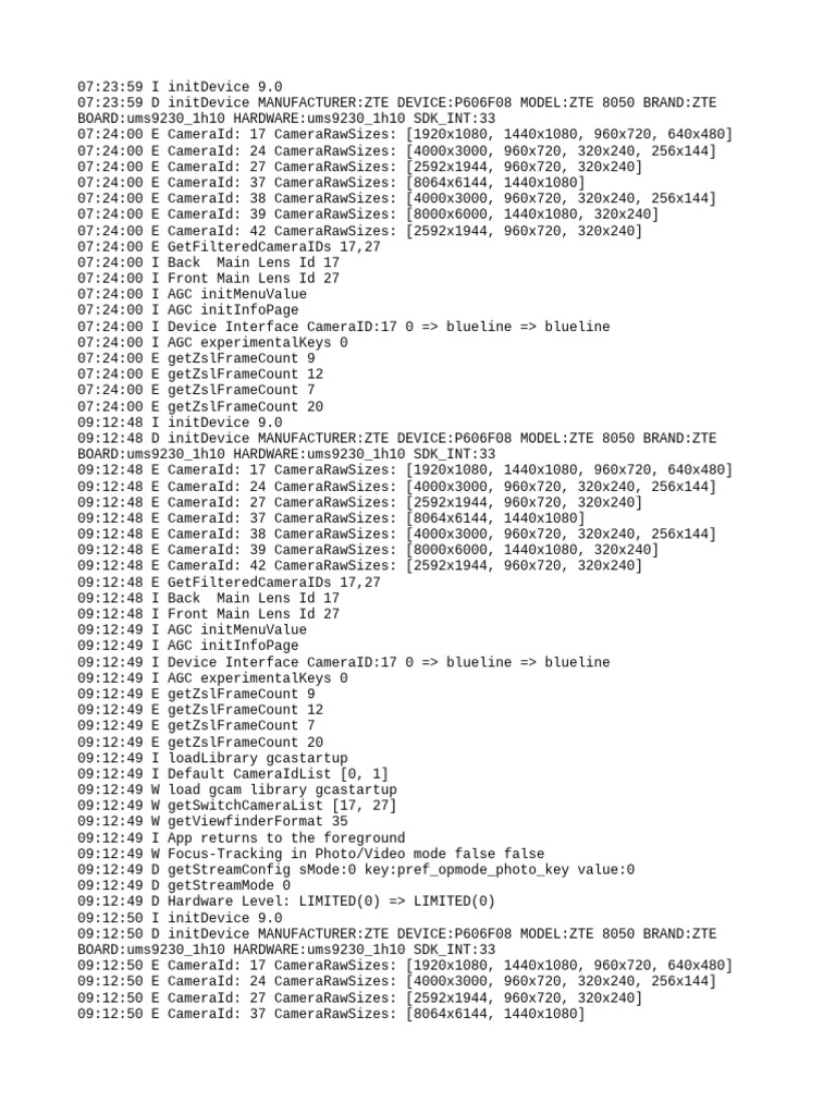 log_20241207 | PDF | Consumer Electronics | System Software
